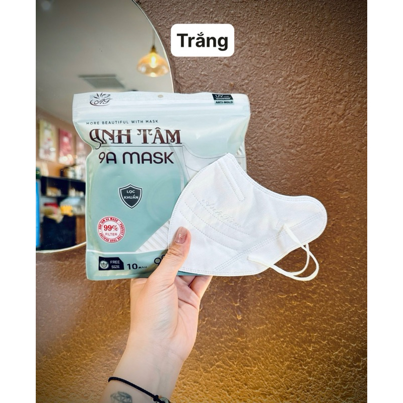 Bán sỉ 100 chiếc Khẩu trang 9A ANH TÂM 5 lớp chống nắng chống tia UV che kín mặt | Shopee Việt Nam