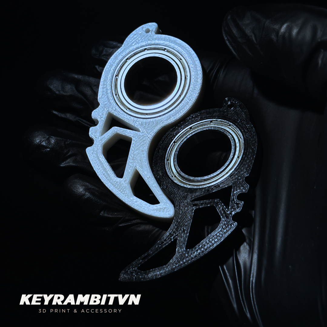 [ĐẶC BIỆT] Móc Khóa Xoay - Keyrambit S3 Shark Style - Vòng Bi Thép Nhật ...