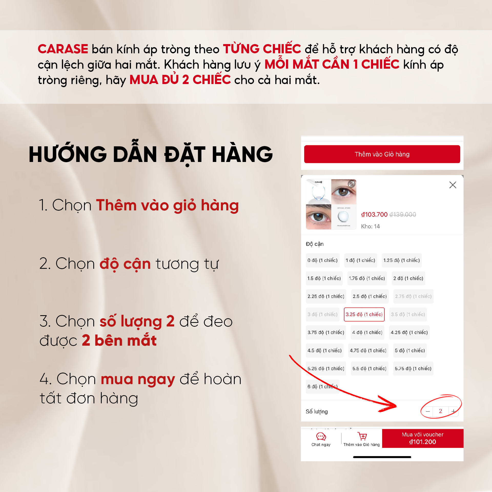 Kính áp tròng khoá ẩm 14H 3 Tháng Màu Nâu CARASE, Lens cận LAVIER BROWN (1 bên mắt) | Shopee ...