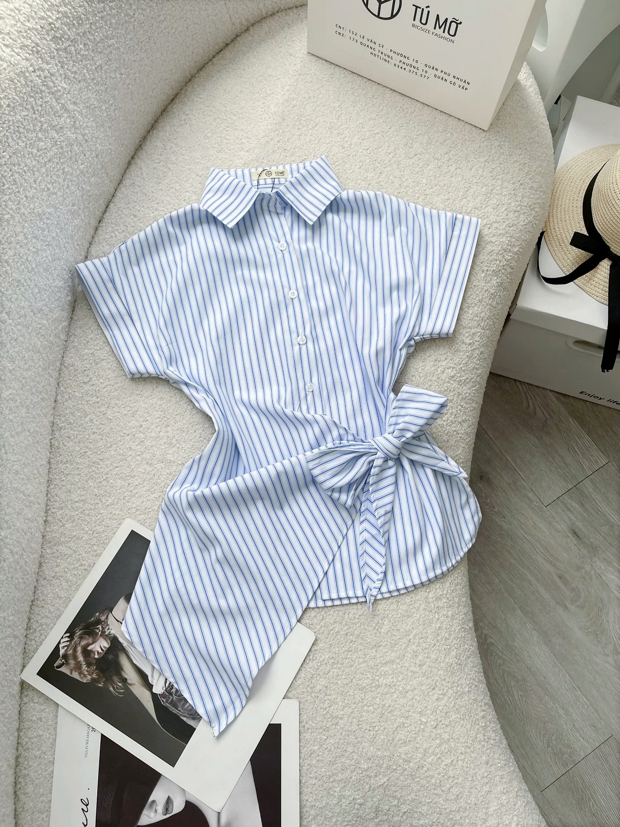 Áo Bigsize Nữ Tú Mỡ Áo Kiểu Bigsize Vạt Chéo Thiết Kế Trẻ Trung Đi Chơi ...
