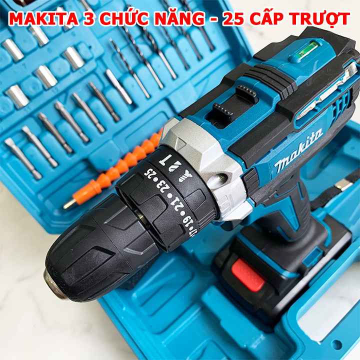 Máy Khoan Pin Cầm Tay Makita 72V - Thiết Kế Chống Trượt và Tính Năng Đảo Chiều Đa Công Dụng ...