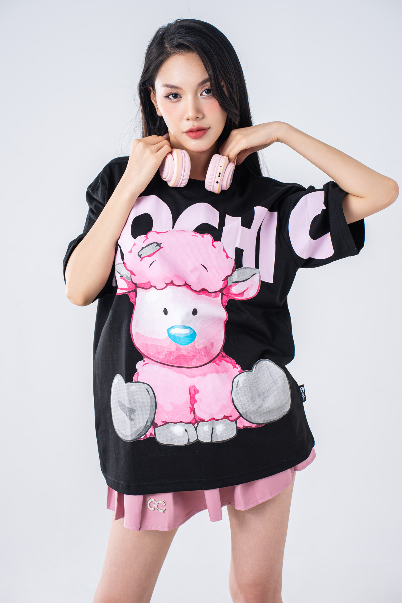Áo Phông ECOCHIC PINKY DOLLY Tee Local Brand Chính Hãng Unisex Form ...