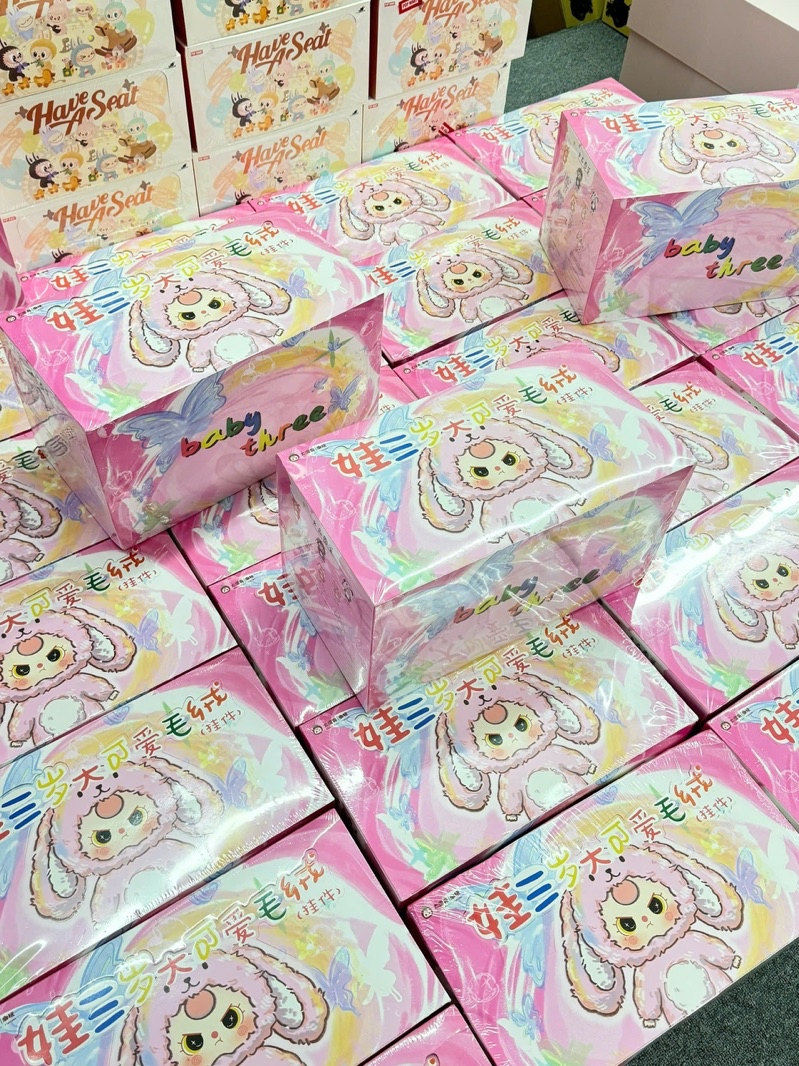 Gấu bông Baby Three V3 Check card - Chính hãng 100% | Shopee Việt Nam