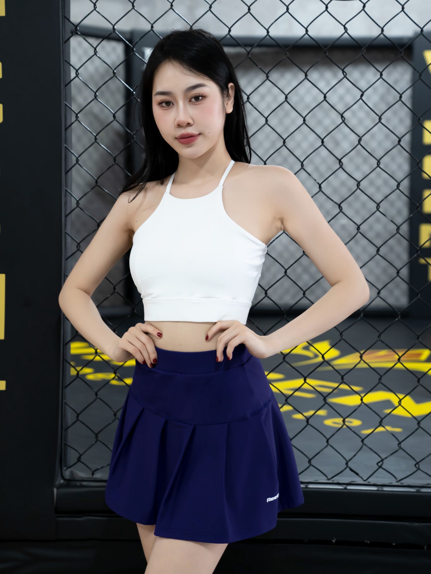 Áo bra croptop thể thao nữ hai dây Reeta basic form ôm có mút rời chất ...