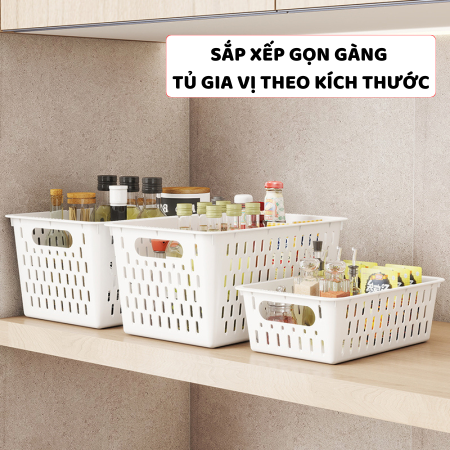 Khay Nhựa Chữ Nhật Đựng Đồ Đa Năng ENODA HOME, Rổ Nhựa A4, B5 Tiện Lợi Q032 | Shopee Việt Nam