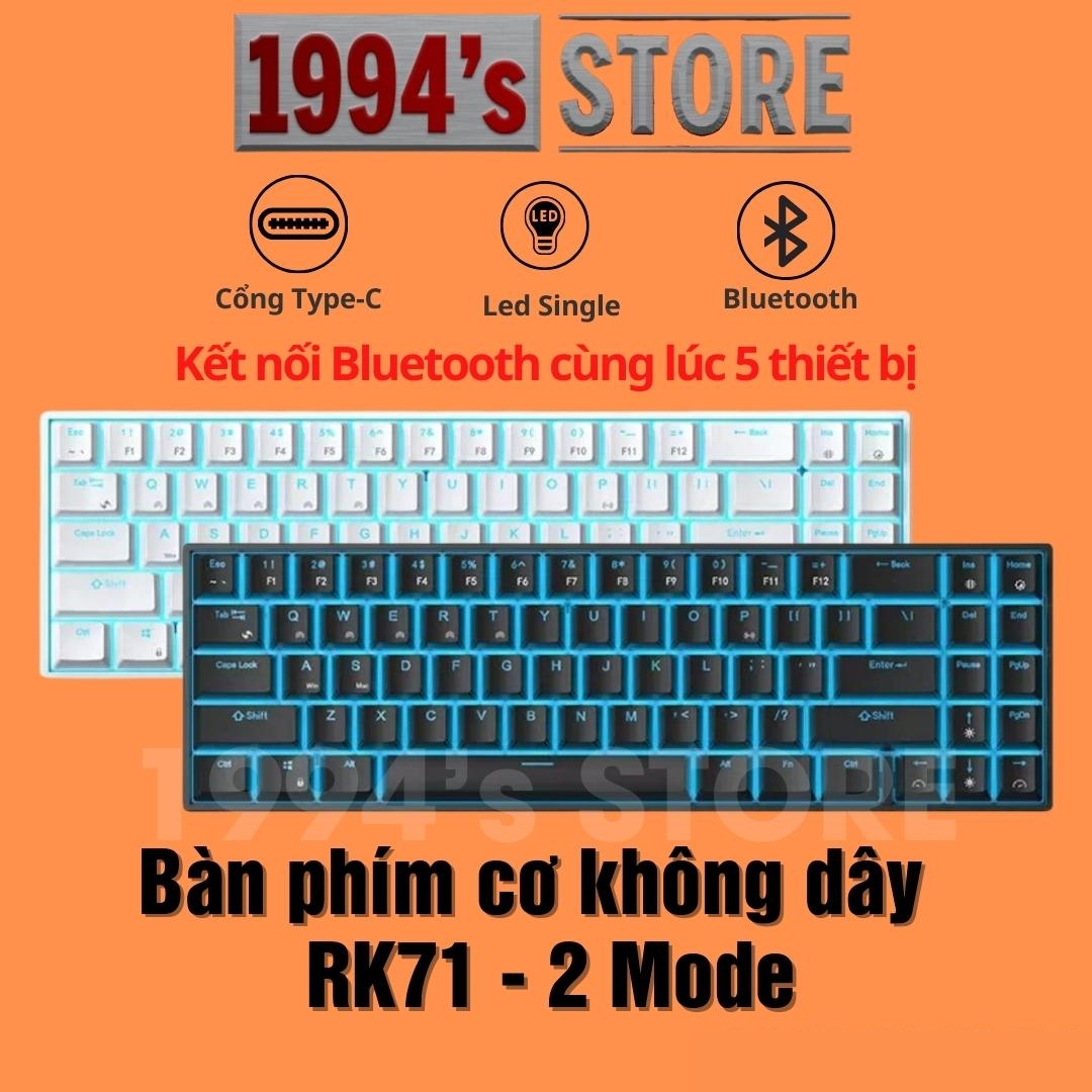 RK71 PRO GAMING - HOTSWAP - Bàn phím cơ Led RGB Bản Version 4.0 ...