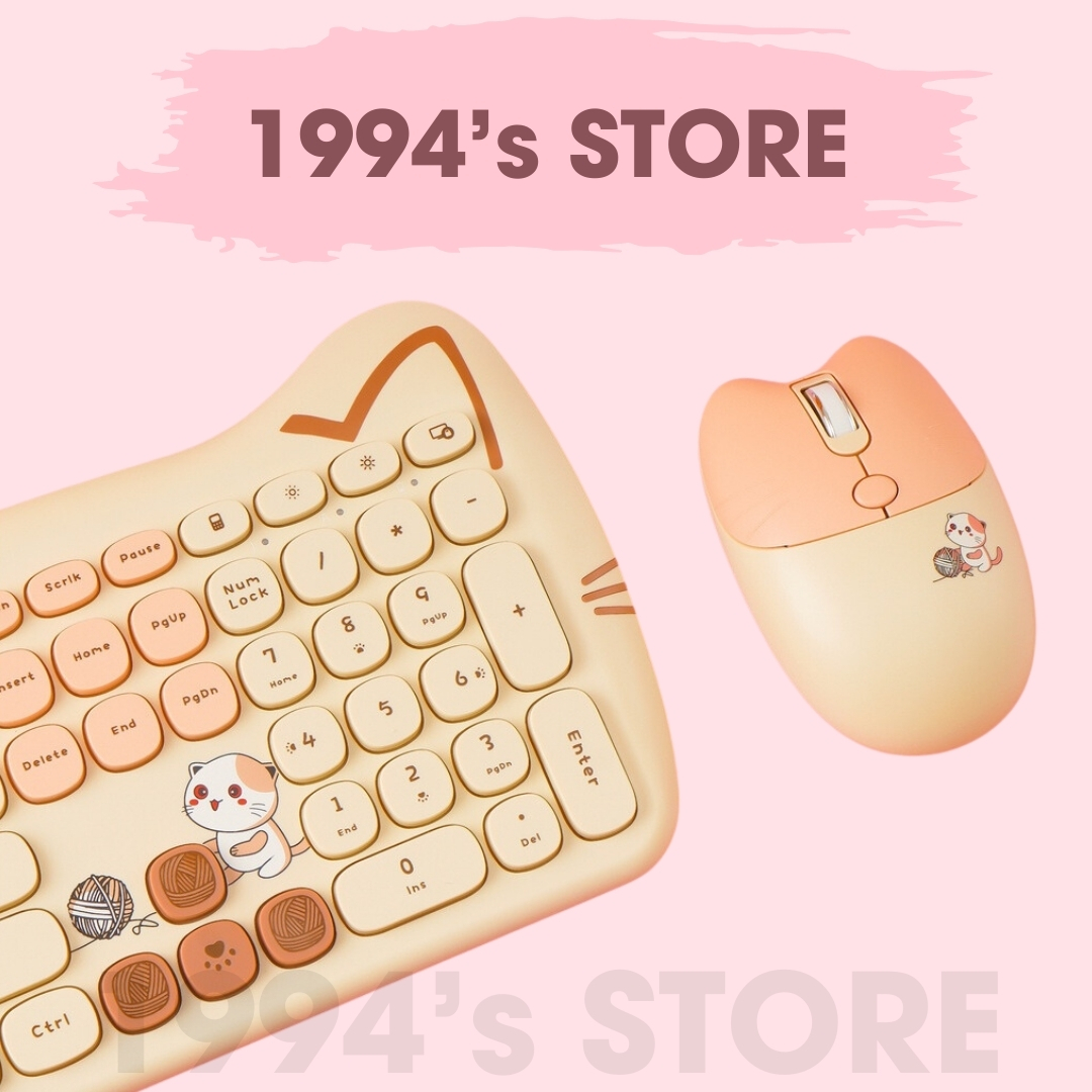 MOFII KITTY CAT PLUS - Bộ bàn phím giả cơ và chuột không dây MoFii ...