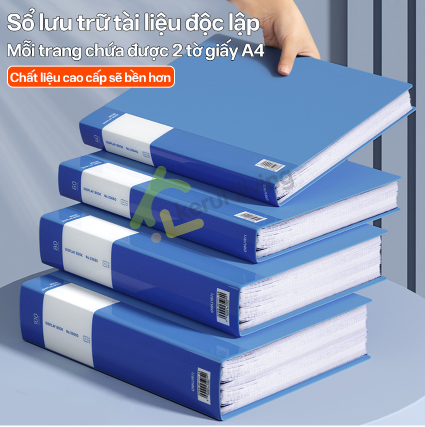 File Đựng Tài Liệu A4 30/60/100 Lá AIGE - Bìa Hồ Sơ Chống Nước Xinh Xắn ...