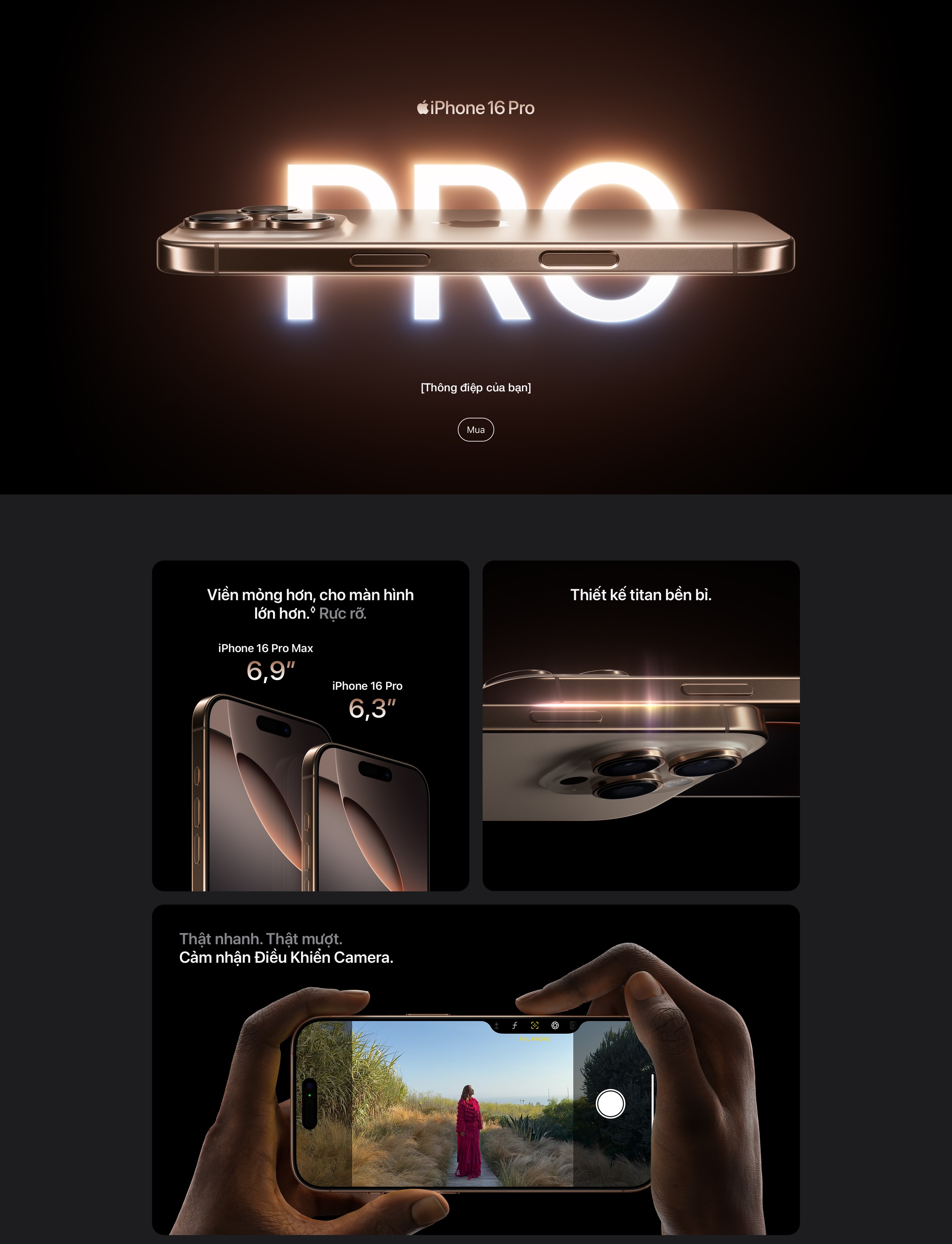 iPhone 16 Pro 128GB Chính Hãng VN/A | Shopee Việt Nam