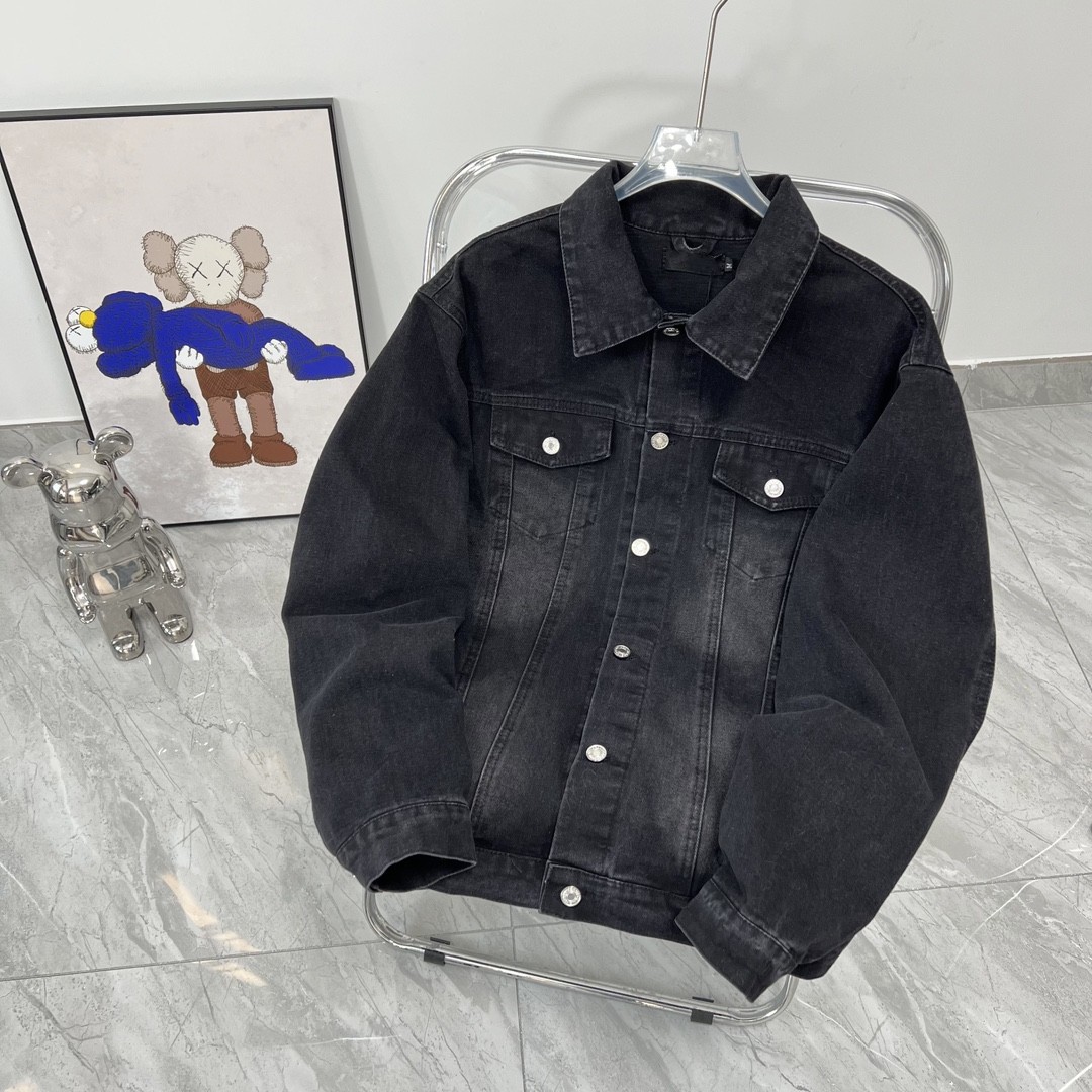 Áo Khoác Bò Jean Denim Jacket nam nữ Form Rộng Unisex Màu Xanh Đen Wash ...