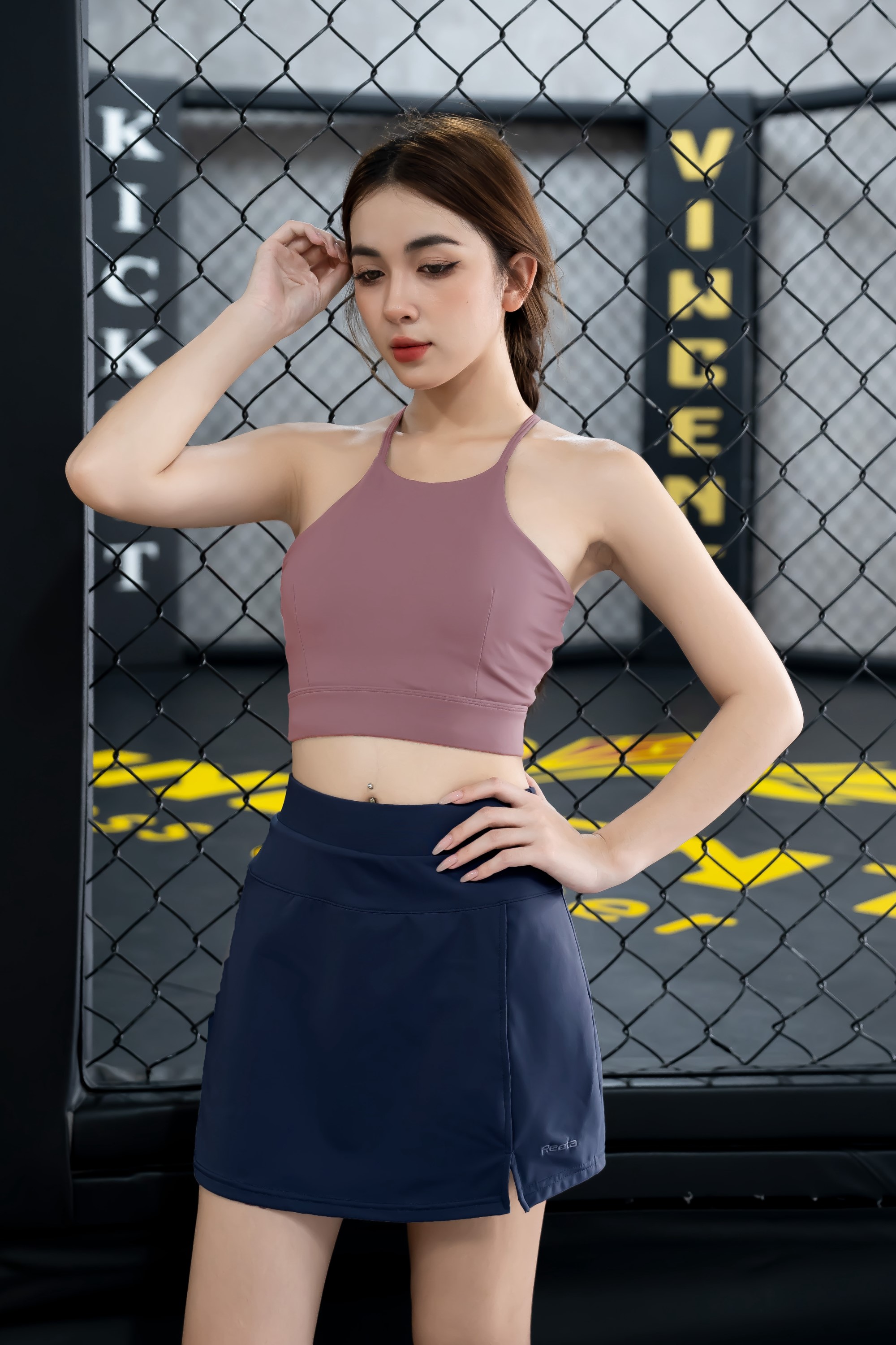 Chân váy thể thao 2 lớp Reeta form suông chất vải co giãn chống nhăn ...