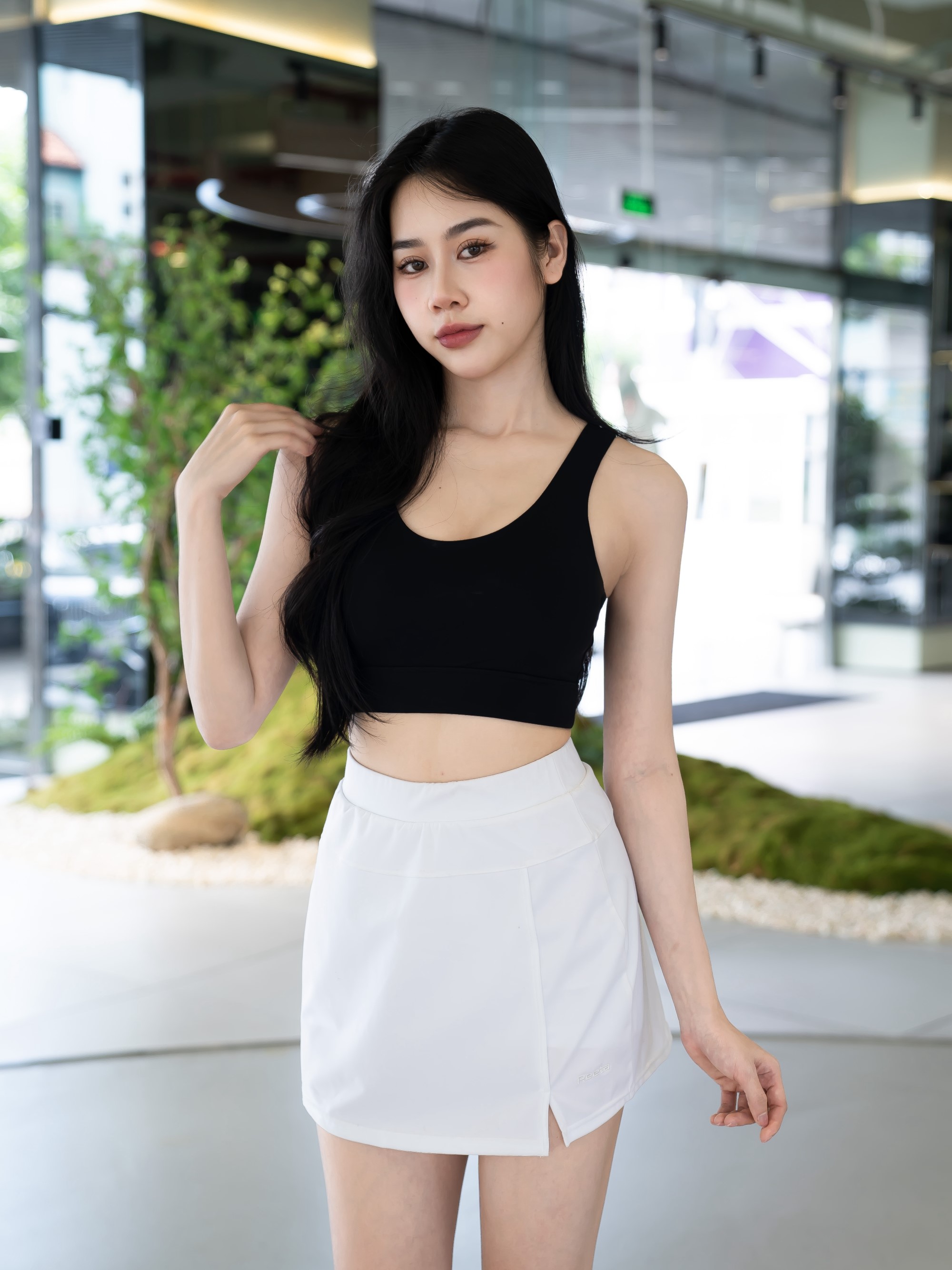 Chân váy thể thao 2 lớp Reeta form suông chất vải co giãn chống nhăn ...