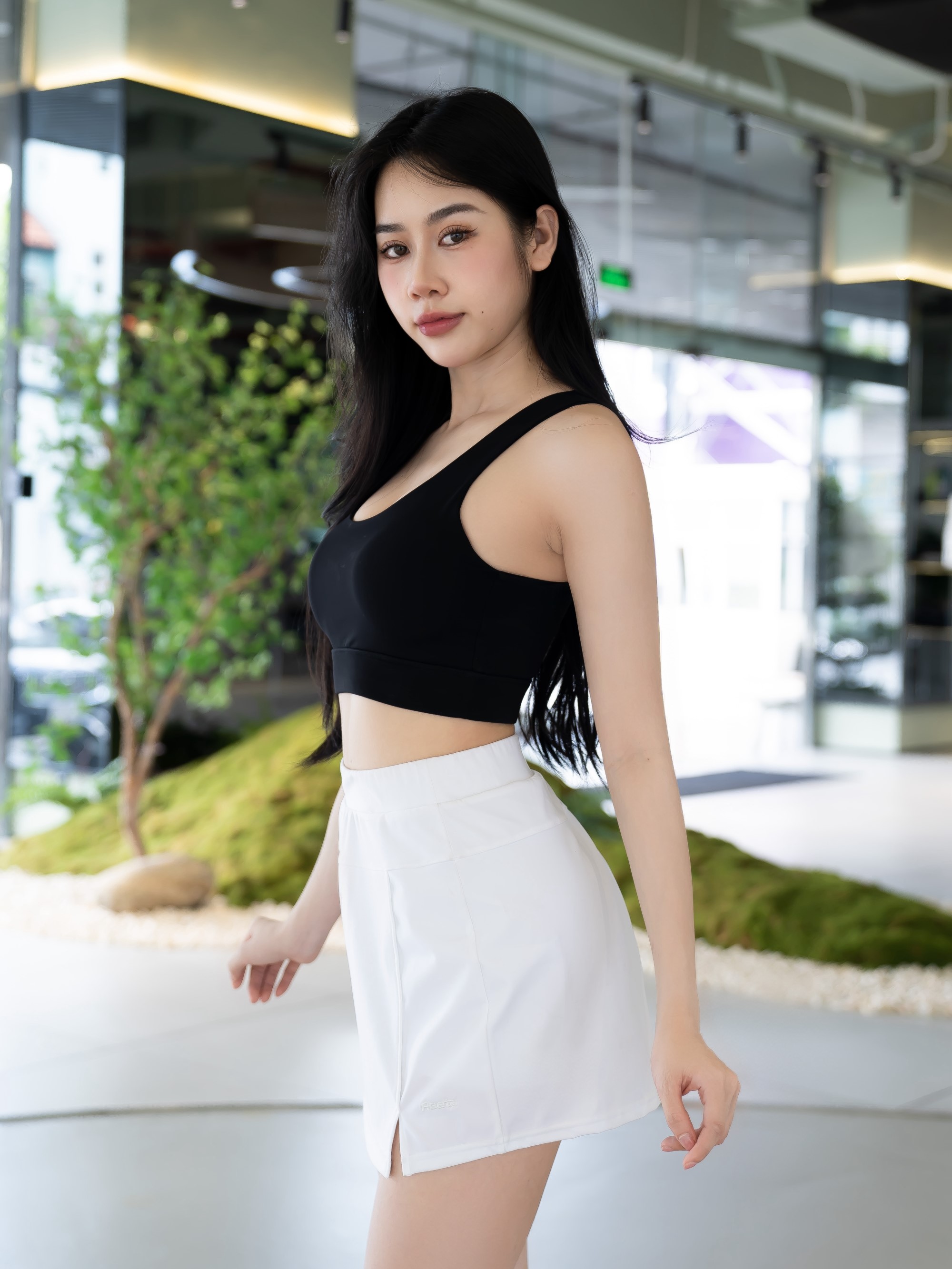 Chân váy thể thao 2 lớp Reeta form suông chất vải co giãn chống nhăn ...
