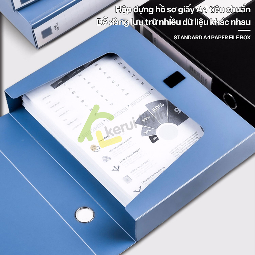 File Hộp Tài Liệu A4 PIKUP, Bìa Hộp Đựng Hồ Sơ 240x320mm | Shopee Việt Nam