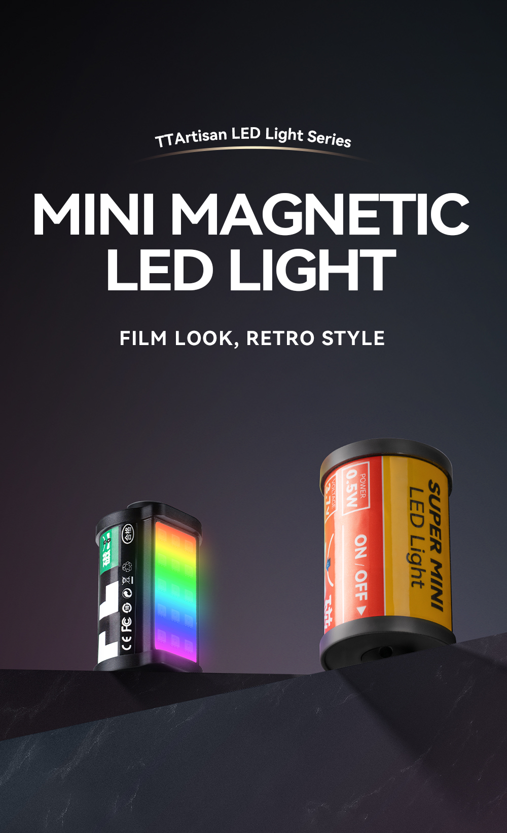 Đèn TTArtisan Mini Magnetic RGB FullColor / LED Light phù hợp Máy Ảnh ...