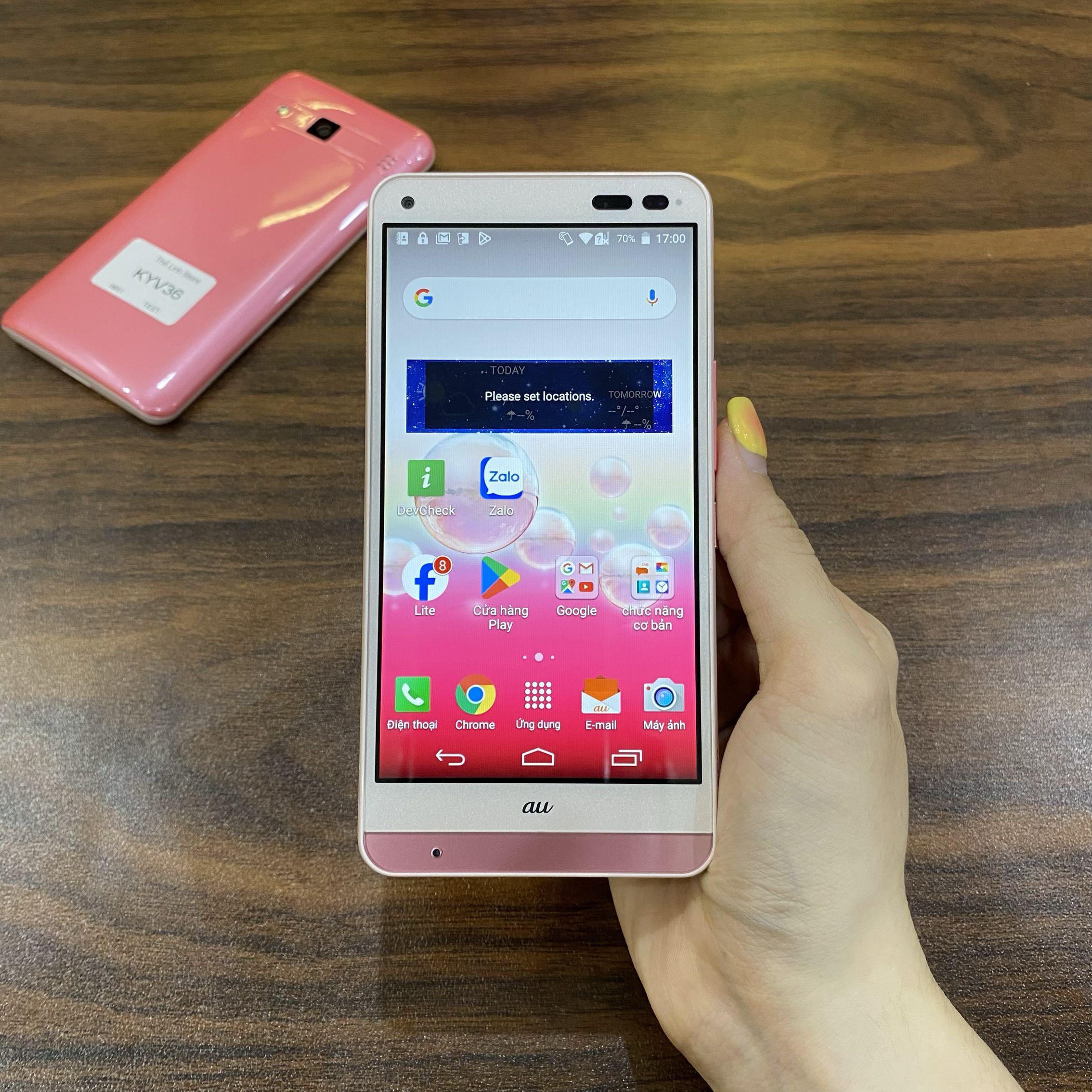 Điện thoại Kyocera Digno Rafre KYV36 màn 5.0 inch - Có tiếng Việt có 4G ...