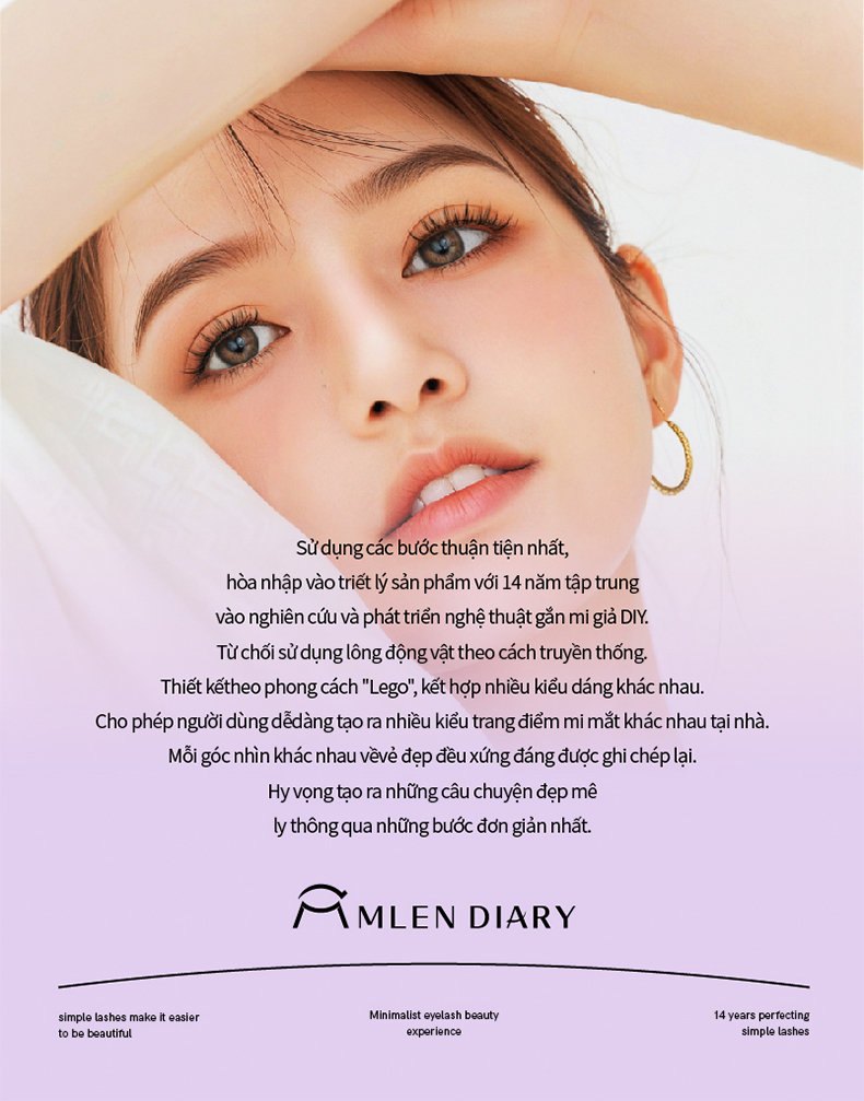 MLEN DIARY Miếng Dán Kích Mí Tàng Hình Phù Hợp Mọi Dáng Mắt, Không Lộ ...