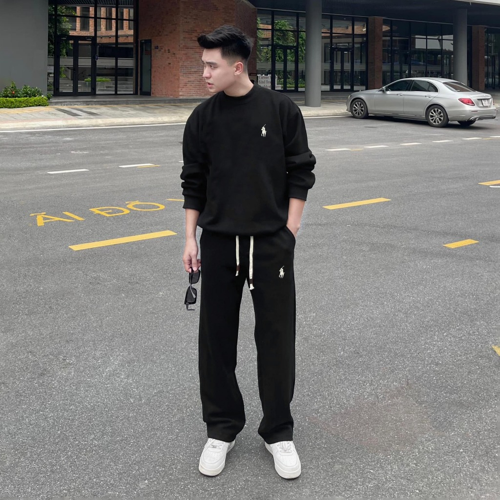 Bộ Quần Áo Nỉ VINTINO Nam Thu Đông Logo Thêu Ngựa Chất Nỉ 2 Da Dày Dặn ...