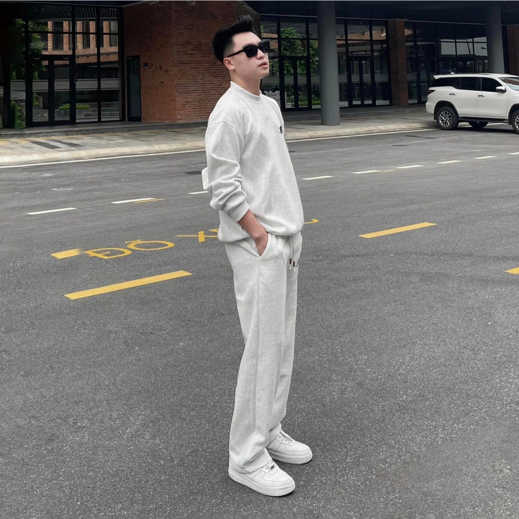 Bộ Quần Áo Nỉ VINTINO Nam Thu Đông Logo Thêu Ngựa Chất Nỉ 2 Da Dày Dặn ...