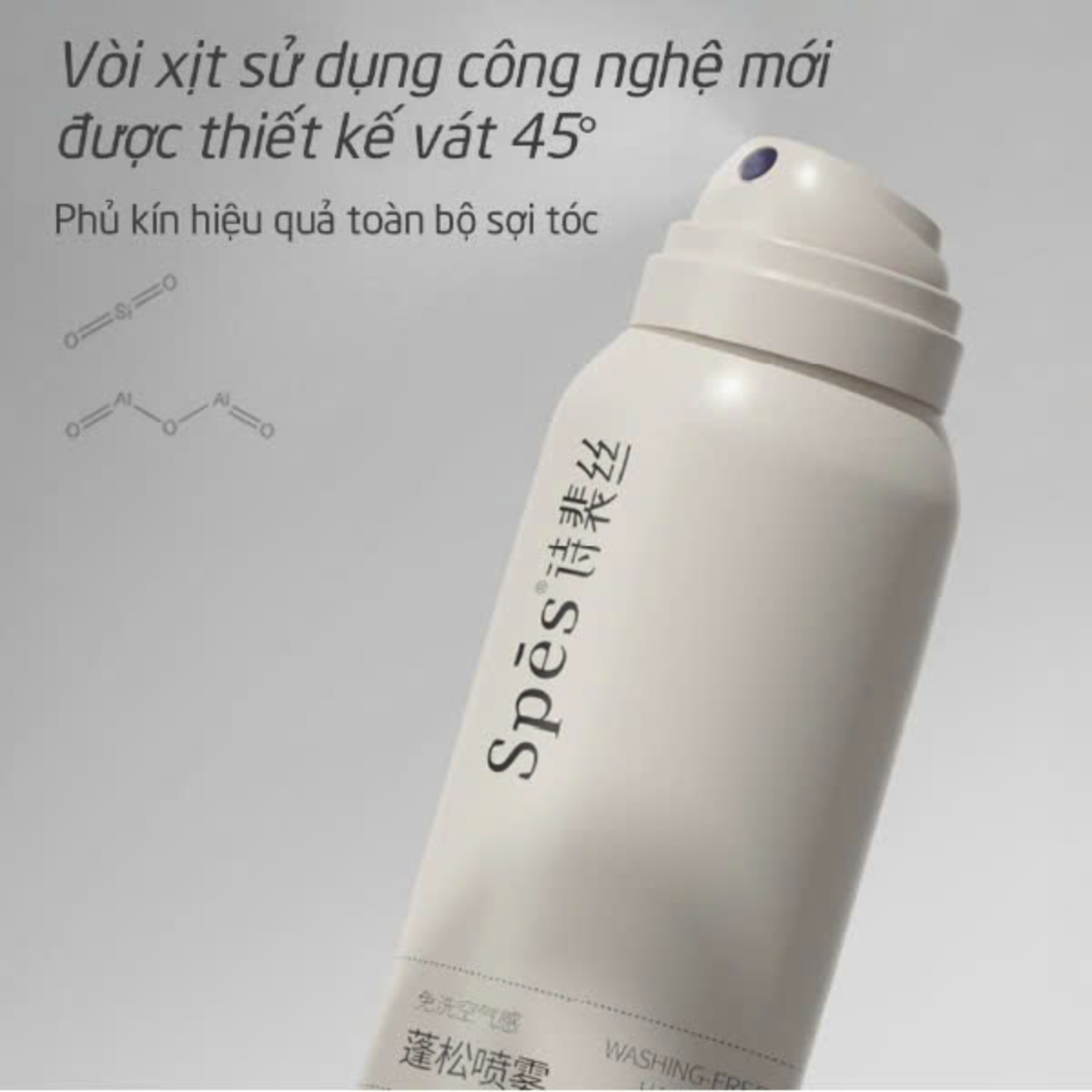 Dầu Gội Khô SPES Washing-free Hair Spray Làm Sạch, Giảm Bết Tóc ...