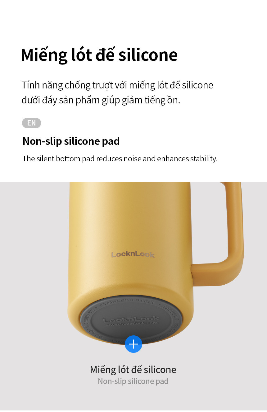 Cốc Giữ Nhiệt LocknLock Flat Table Mug 730ml Có Quai Cầm LHC4320 ...