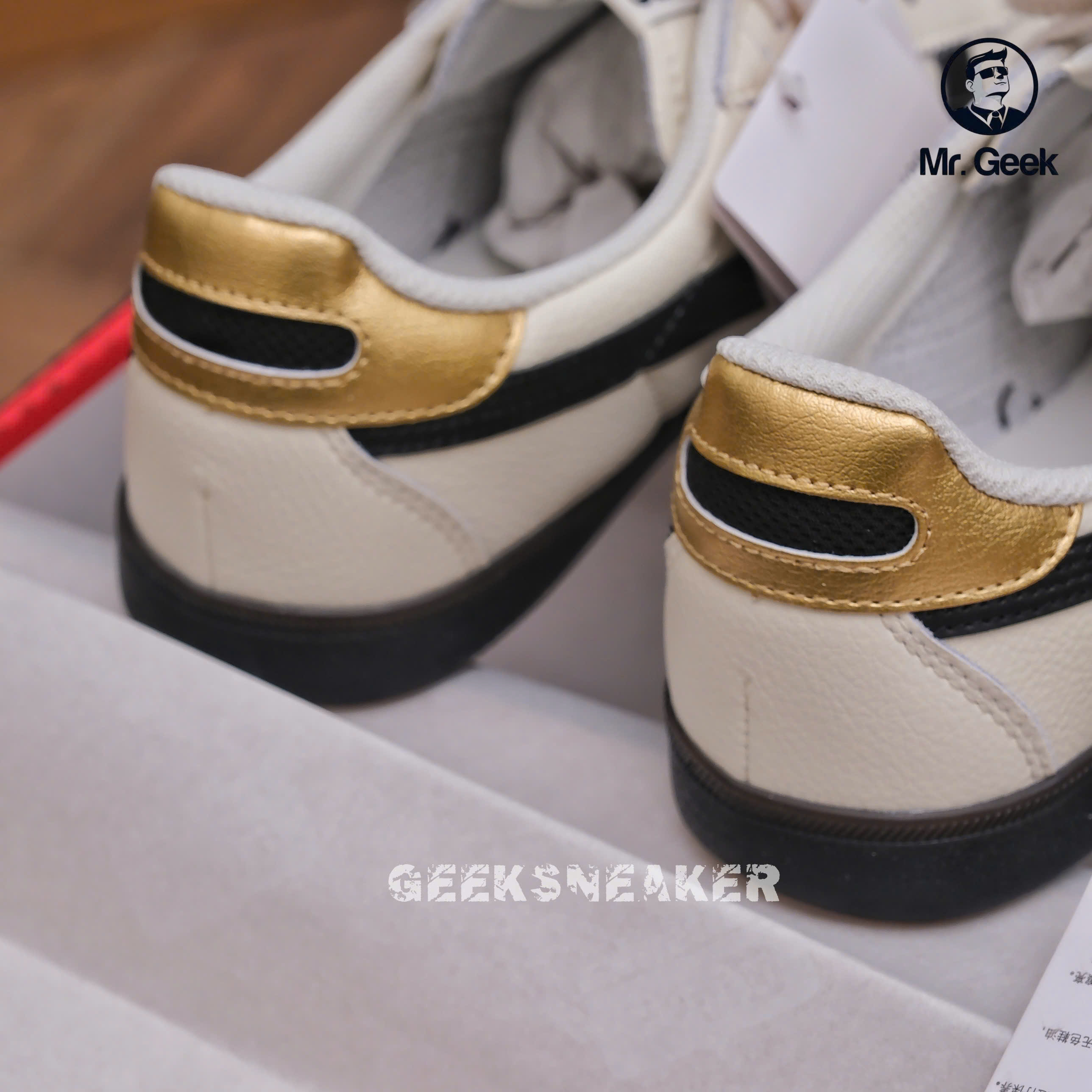 [GeekSneaker] Giày Onit.suka Tiger Tokuten White Black Gold | Shopee ...