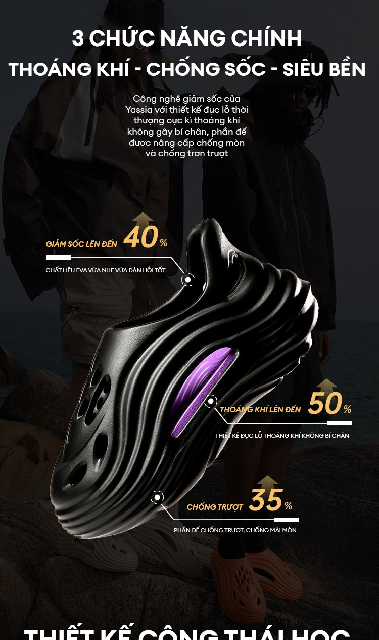 Dép Sục Nam Nữ Yassia Alien Dép Đúc Nguyên Khối Đẹp Độc Lạ Cao Cấp 2025 ...