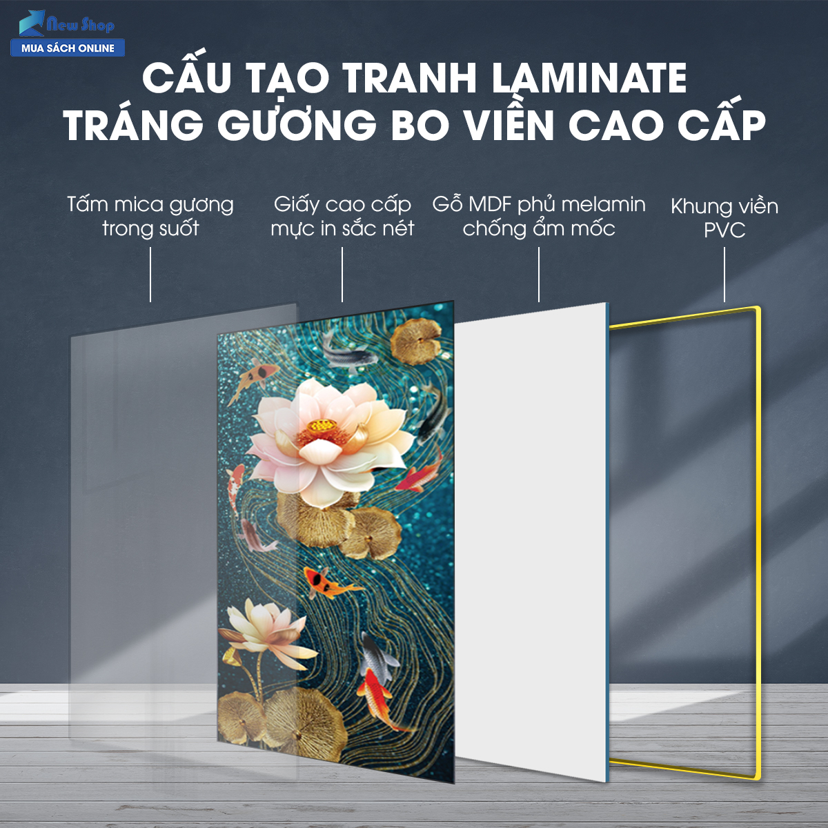 Tranh Treo Tường Chữ Thư Pháp Công Ơn Cha Mẹ - Tranh Laminate Tráng Gương | Shopee Việt Nam