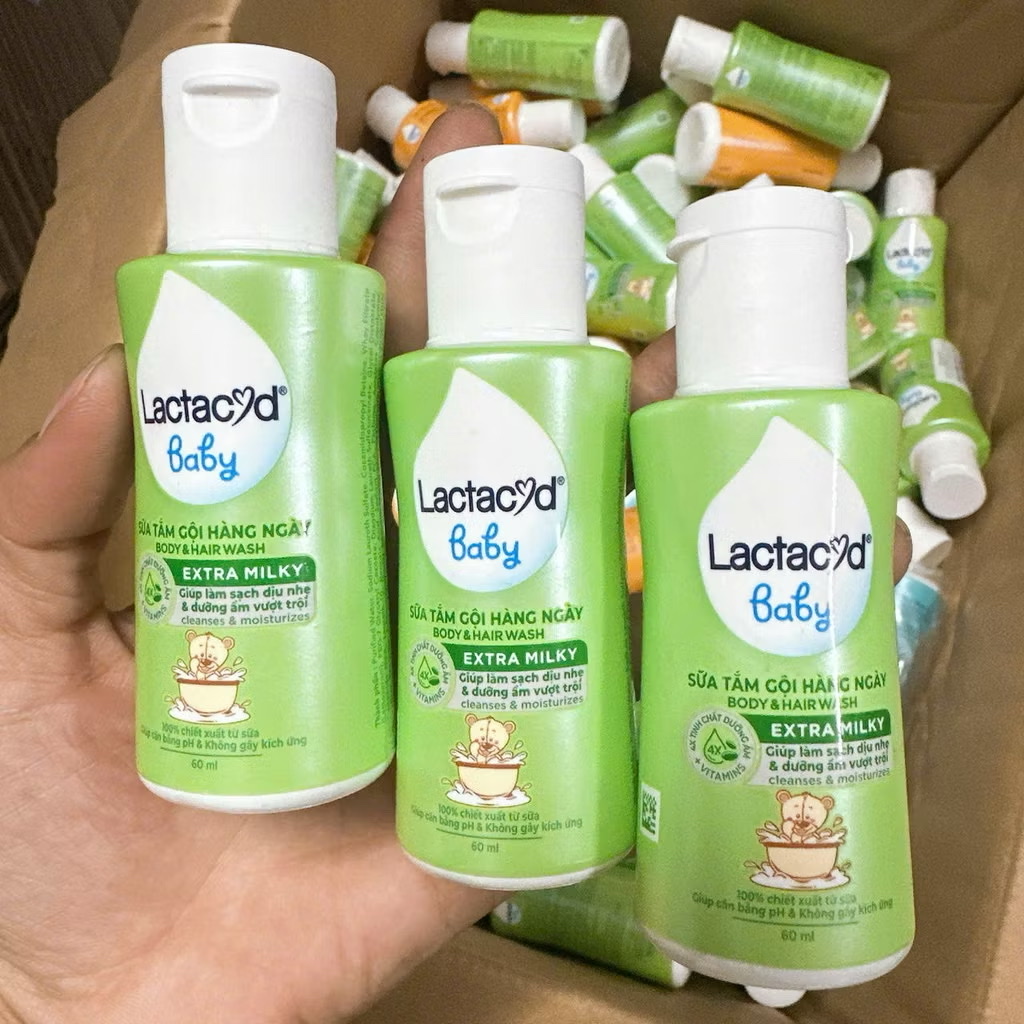 Sữa tắm gội Lactacyd BB 60ml mẫu mới nhất an toàn cho bé | Shopee Việt Nam