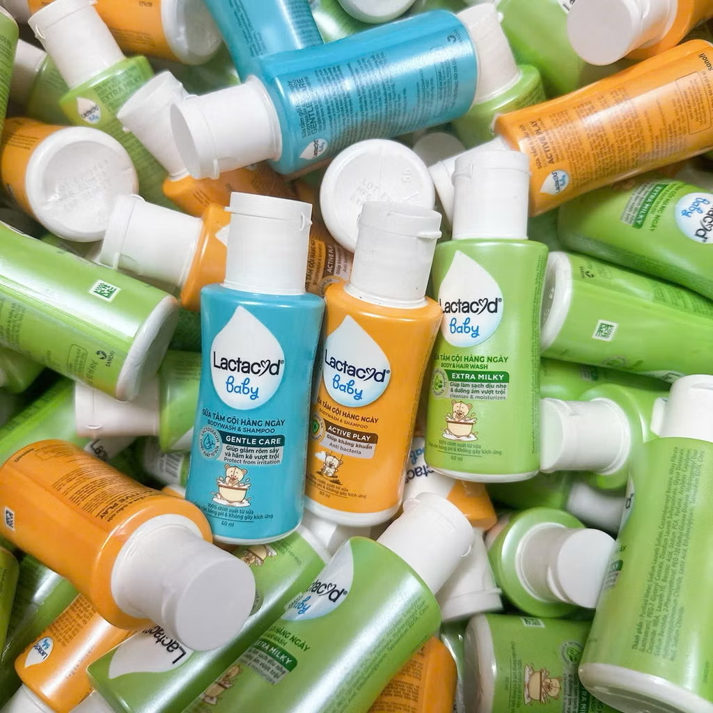 Sữa tắm gội Lactacyd BB 60ml mẫu mới nhất an toàn cho bé | Shopee Việt Nam
