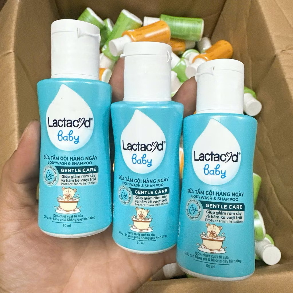 Sữa tắm gội Lactacyd BB 60ml mẫu mới nhất an toàn cho bé | Shopee Việt Nam