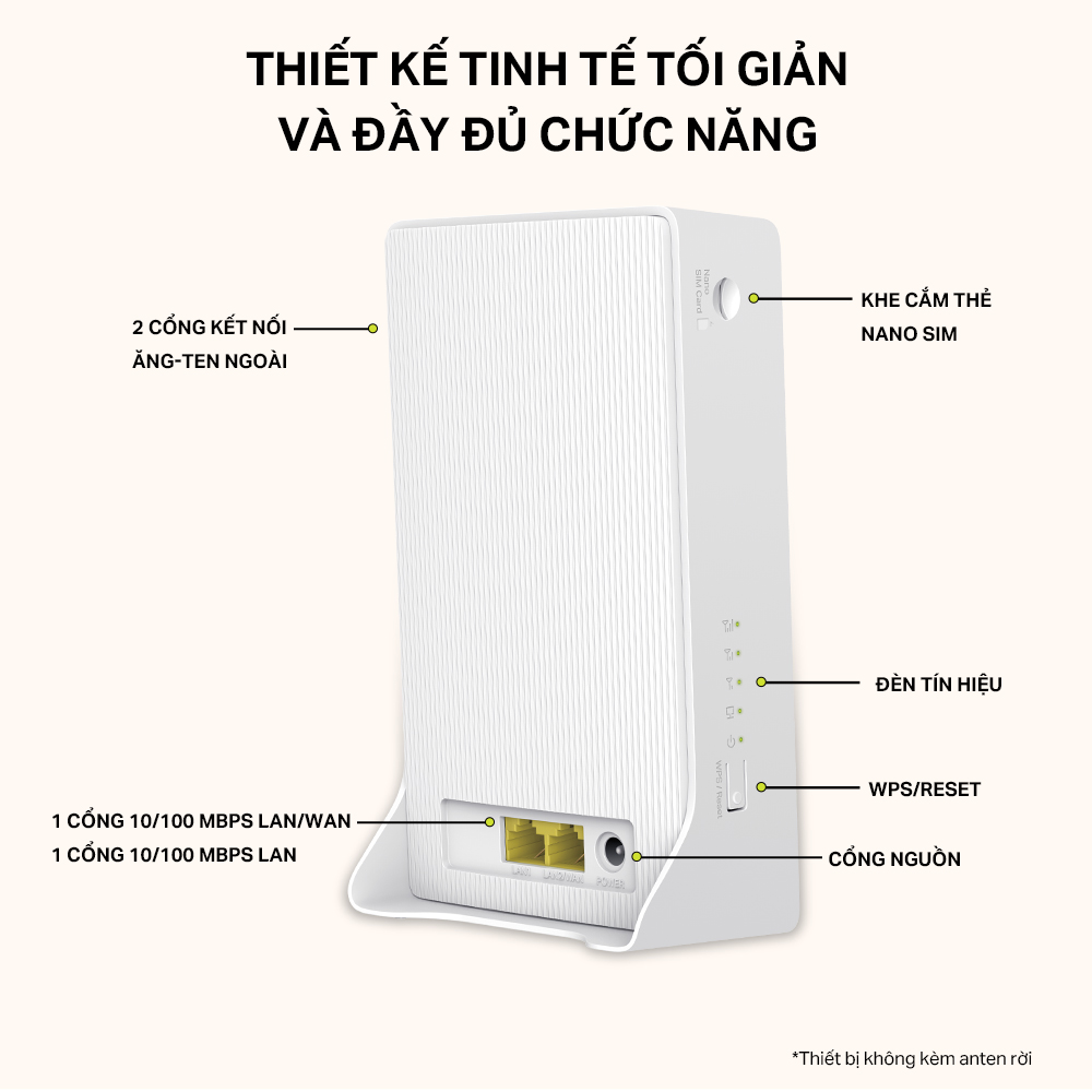 Bộ Phát Wifi 4G LTE Không Dây Mercusys MB112-4G Chuẩn N Tốc Độ 300 Mbps | Shopee Việt Nam