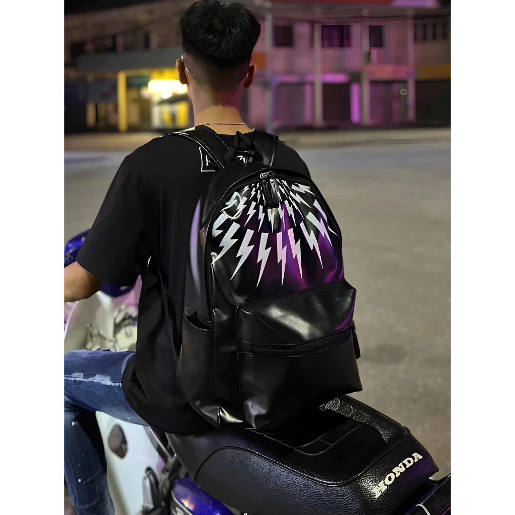 Balo đi học nam nữ da mềm phong cách cá tính thời trang boy girl phố đi chơi du lịch đựng vừa A4 ...