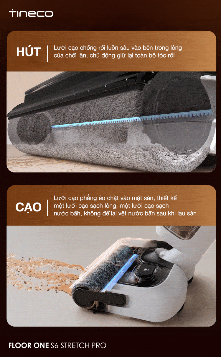 [Livestream KOLs] Máy hút bụi lau sàn khô ướt Tineco Floor One S6 ...