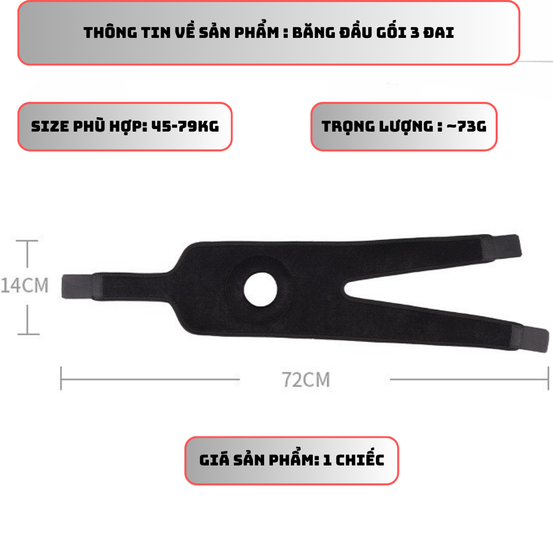 Băng Bảo Vệ Đầu Gối Tránh Chấn Thương Cao Cấp - Băng Bảo Vệ Đầu Gối Đơn ...