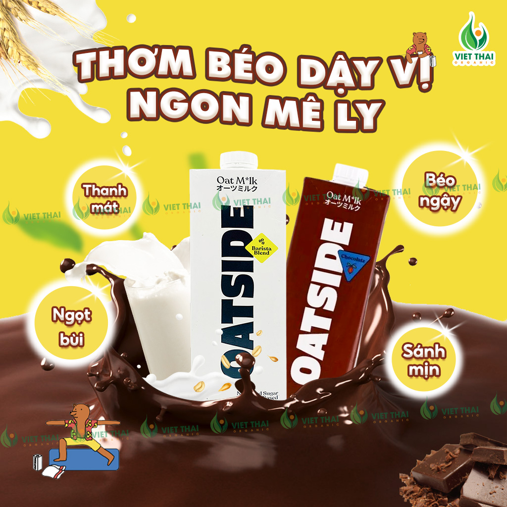 [THÙNG 24 HỘP 180ML] Sữa Yến Mạch Oatside Không Đường Ít Calo Thơm Béo ...
