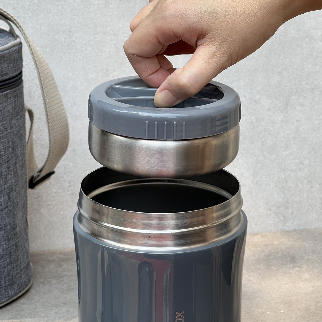 Hộp Cơm Giữ Nhiệt Inox 304 Kaiyo 1700ml Lít kèm túi đựng và đũa | Shopee Việt Nam