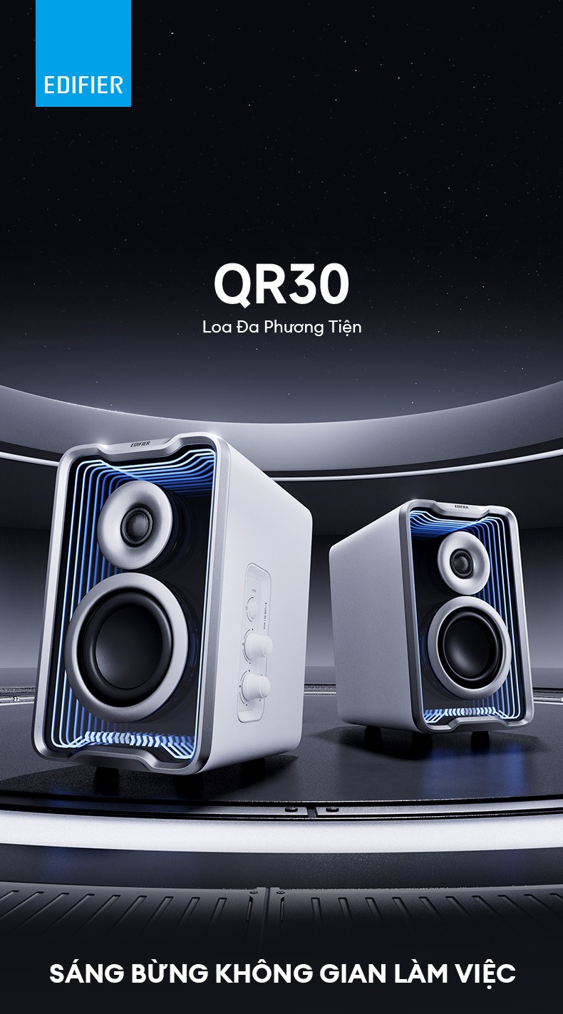 Loa Bluetooth Để Bàn EDIFIER QR30 | Công Suất 30W | Hiệu Ứng Ánh Sáng Động | App Tùy Chỉnh | Bảo ...