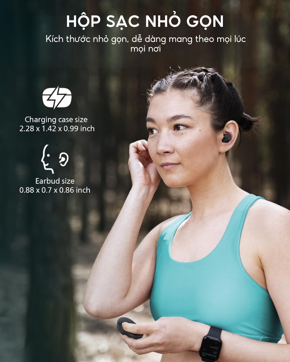 Tai nghe bluetooth không dây TWS Philips TAT1209, Bluetooth 5.3, Bass mạnh, Pin 18 giờ nhỏ gọn ...