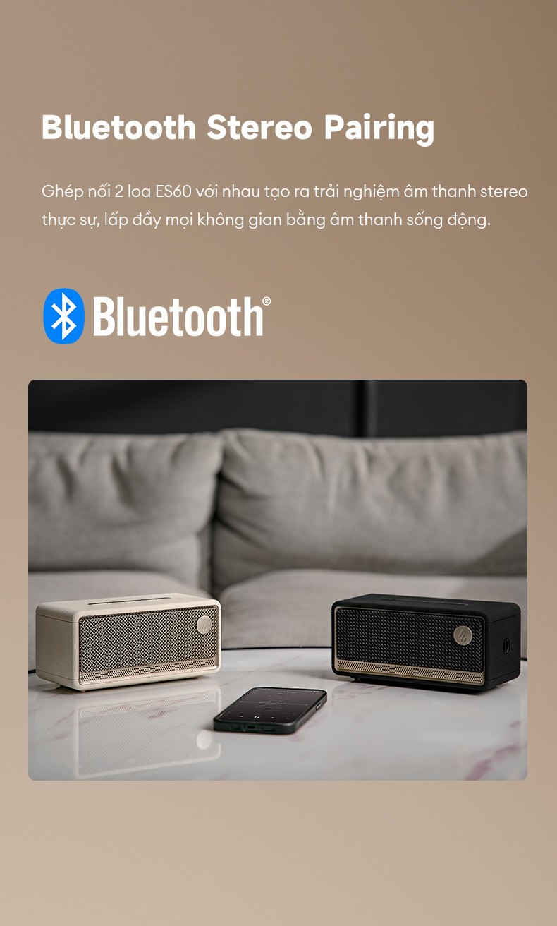 Loa Bluetooth Di Động EDIFIER ES60 | Công Suất 34W | Thời Gian Sử Dụng ...