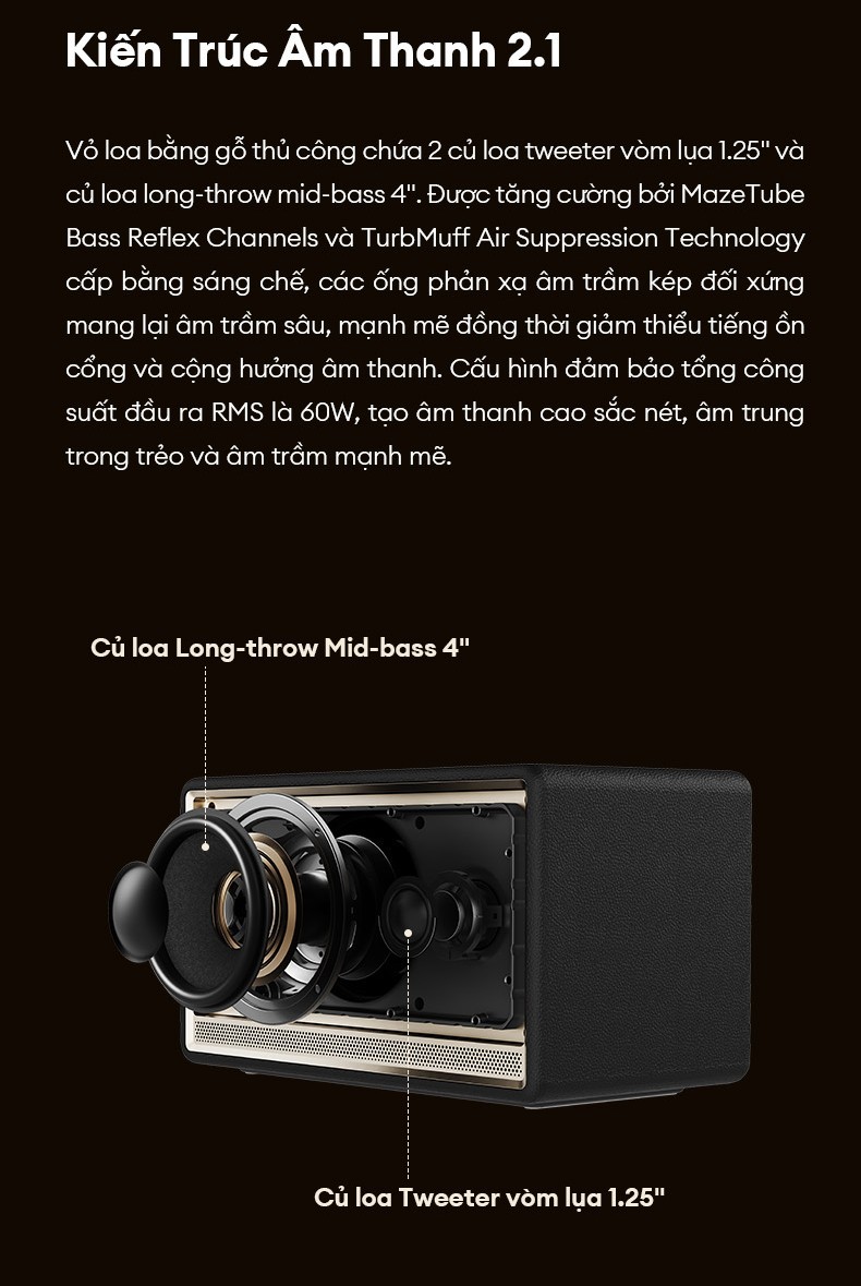 Loa Bluetooth Để Bàn EDIFIER ES300 | Công Suất 60W | Thời Gian Sử Dụng Tới 12H | Tích Hợp Đèn ...