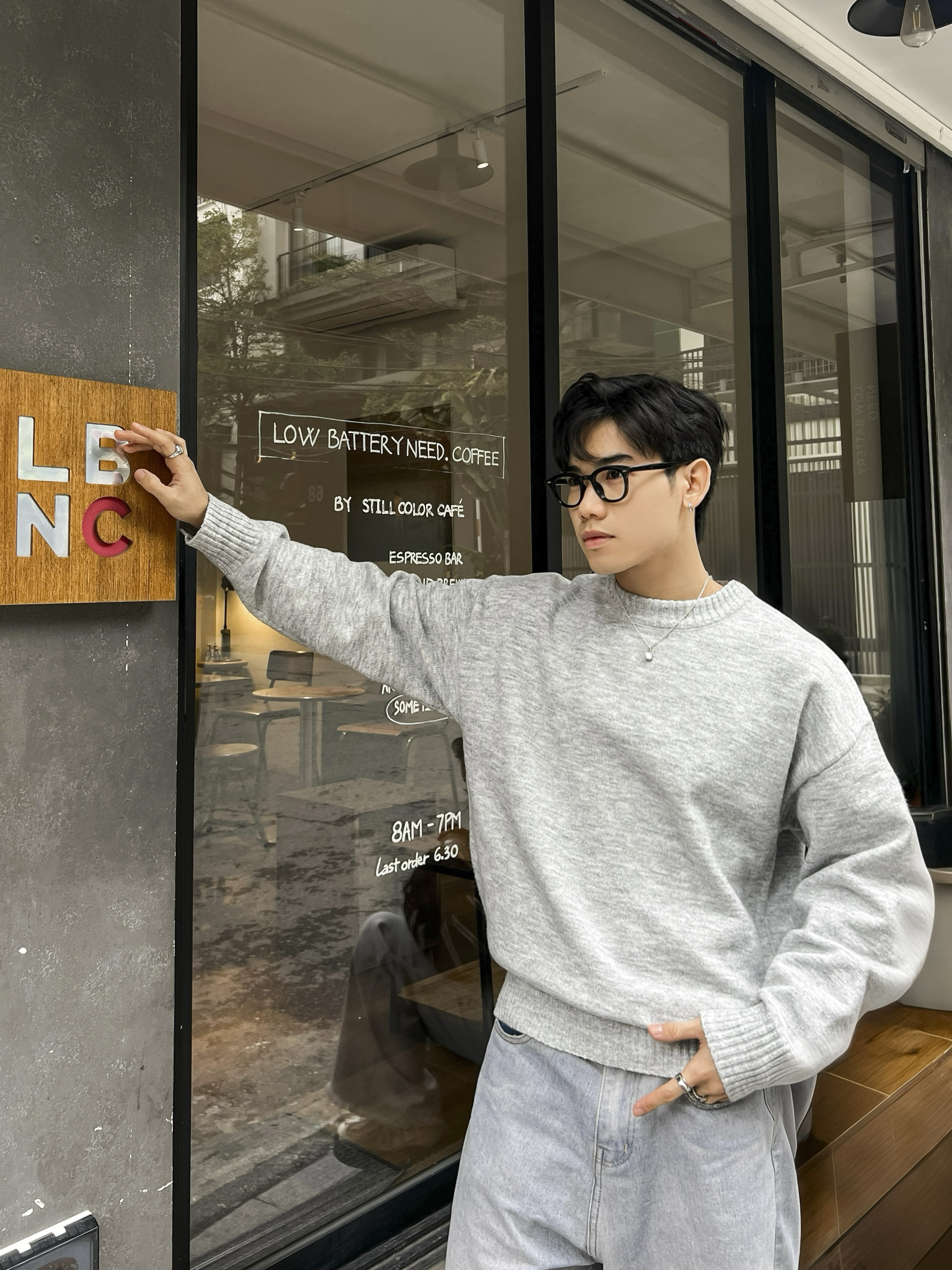 Áo Len Nam Trơn Cashmere DNST 5017, Form Wide Fit | Shopee Việt Nam