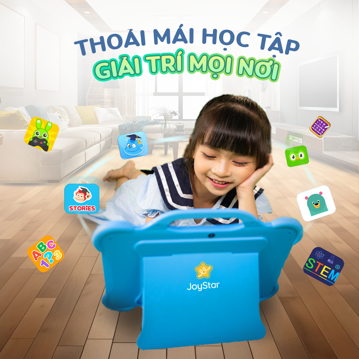 Máy Tính Bảng Trẻ Em Joystar J10 | Thế Hệ Mới với 60 Ứng Dụng + 2 App bản quyền | Shopee Việt Nam