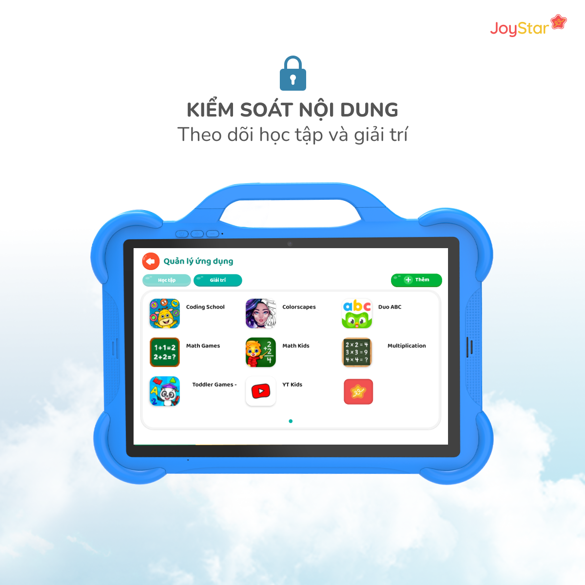 Máy Tính Bảng Trẻ Em Joystar J10 | Thế Hệ Mới với 60 Ứng Dụng + 2 App bản quyền | Shopee Việt Nam