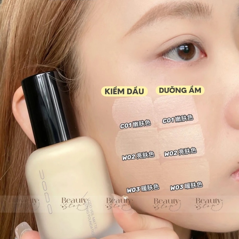 (HOẢ TỐC) Kem Nền Dưỡng Ẩm, Kiềm Dầu, Che Phủ Cao UODO Foundation ...