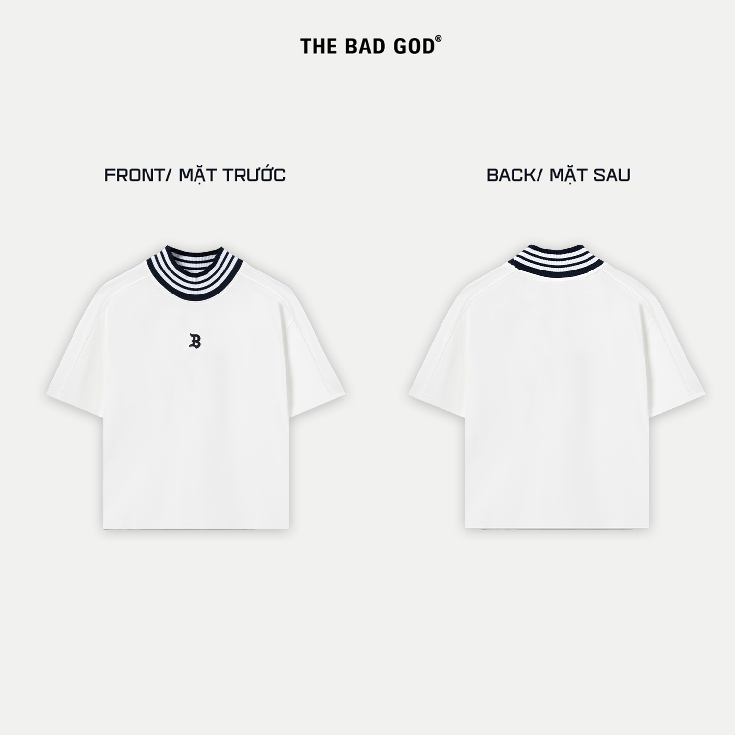 Áo Thun Cổ Tròn Nam Nữ The Bad God Social Back To School Form Boxy ...