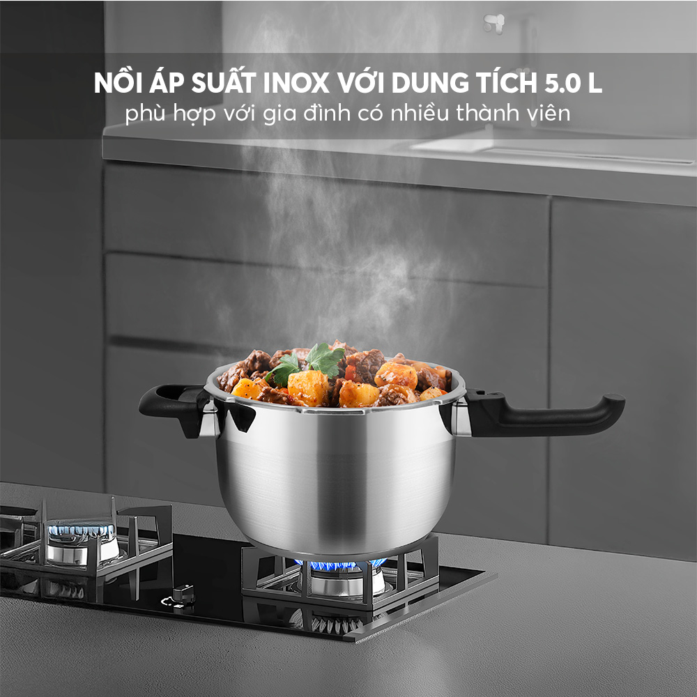 Nồi Áp Suất Bếp Từ Elmich EL-3369 (4L) / EL-3371(5.5L) / EL-8278(5L) Nồi Áp Suất Elmich Chính ...