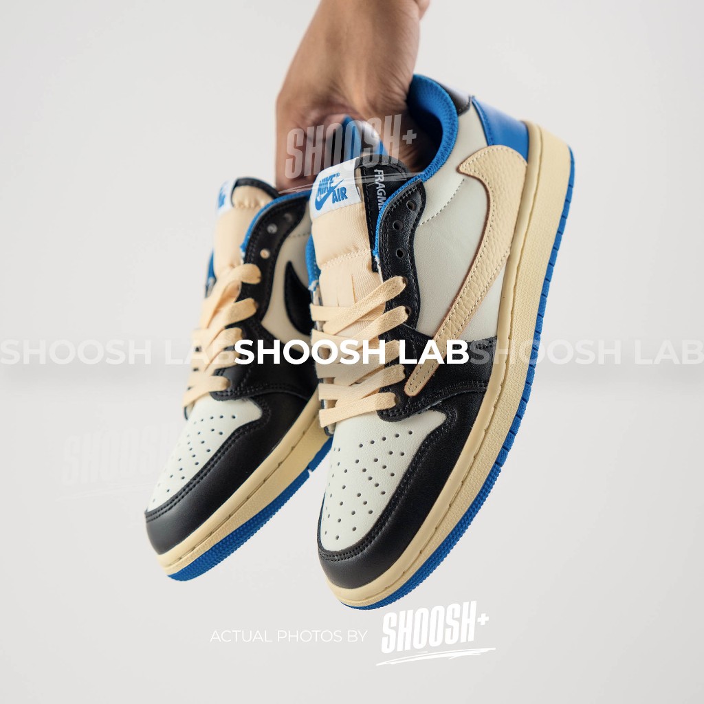 Giày Thể Thao J1 Travis Scott Fragmented Olive Mocha Cổ Thấp Cho Cả Nam ...