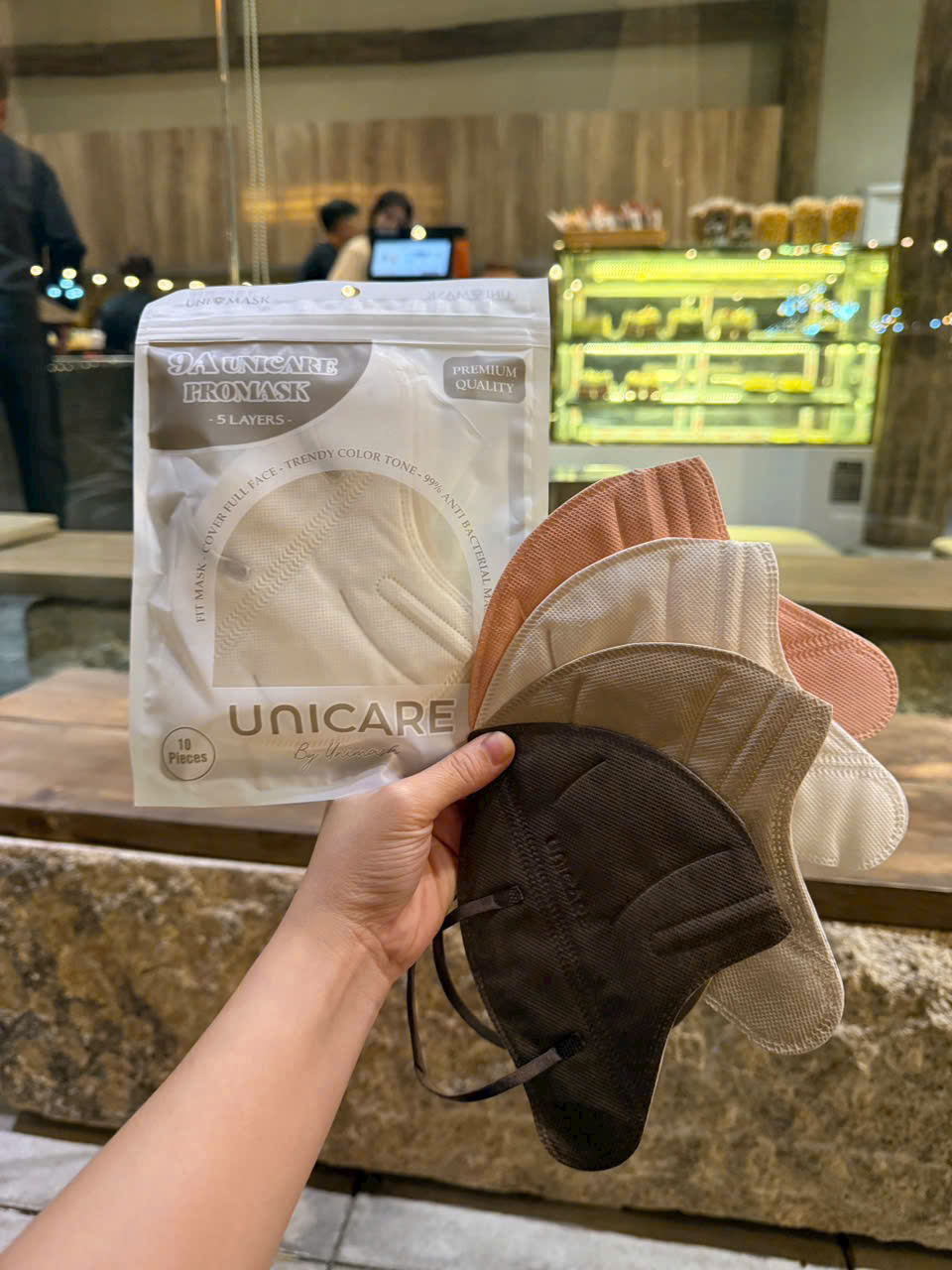 [Sỉ 100 Cái] Khẩu Trang 9A Unicare 5 Lớp Lọc, che kín mặt, chống nắng gò má và bụi mịn kháng ...