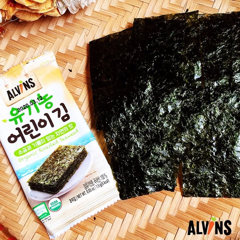 Rong biển ăn liền tách muối Alvins Hàn Quốc T9/2026 | Shopee Việt Nam